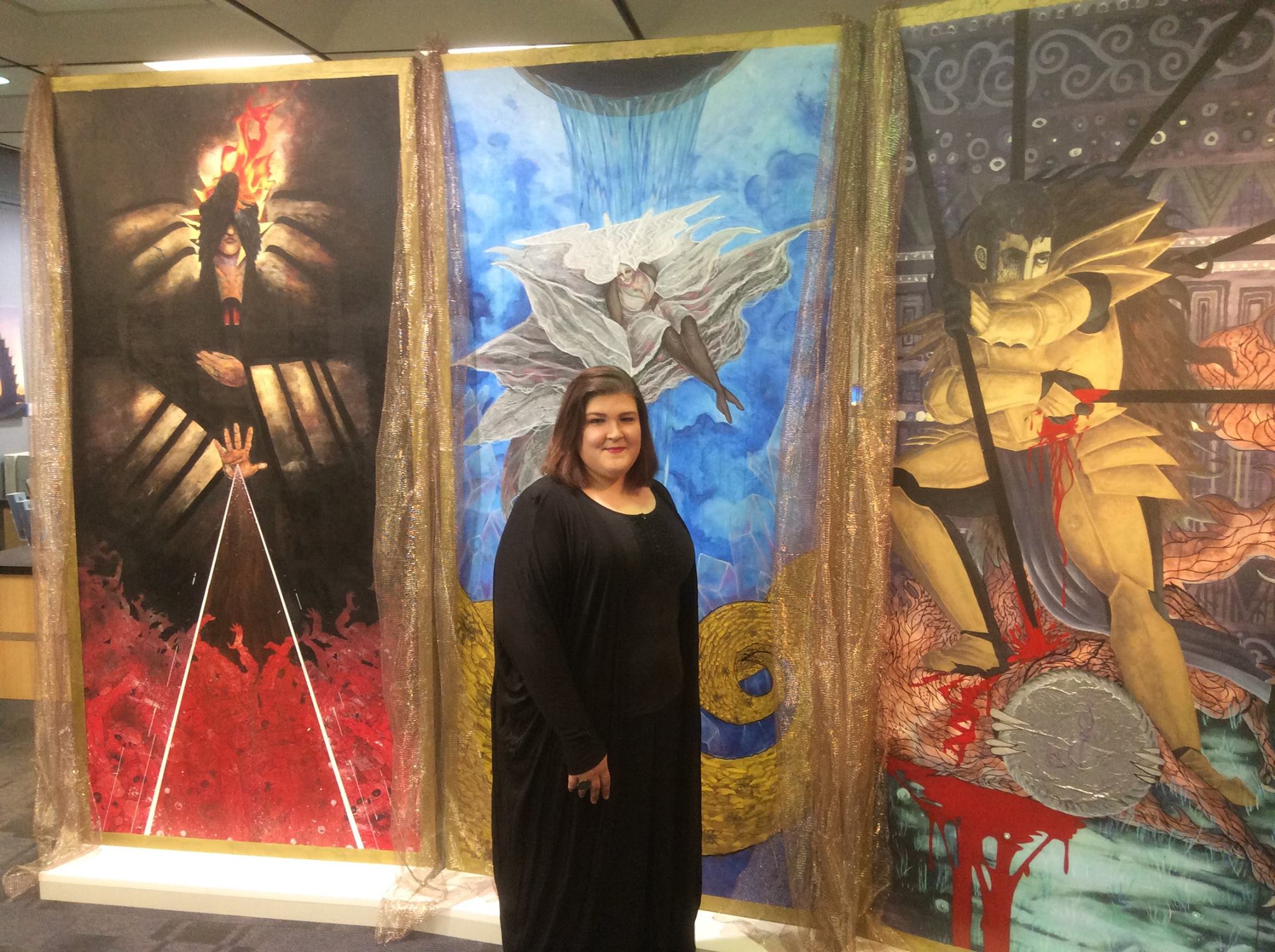 Reba Pyron art exhibit, The Rot | Thick Skull Adventures