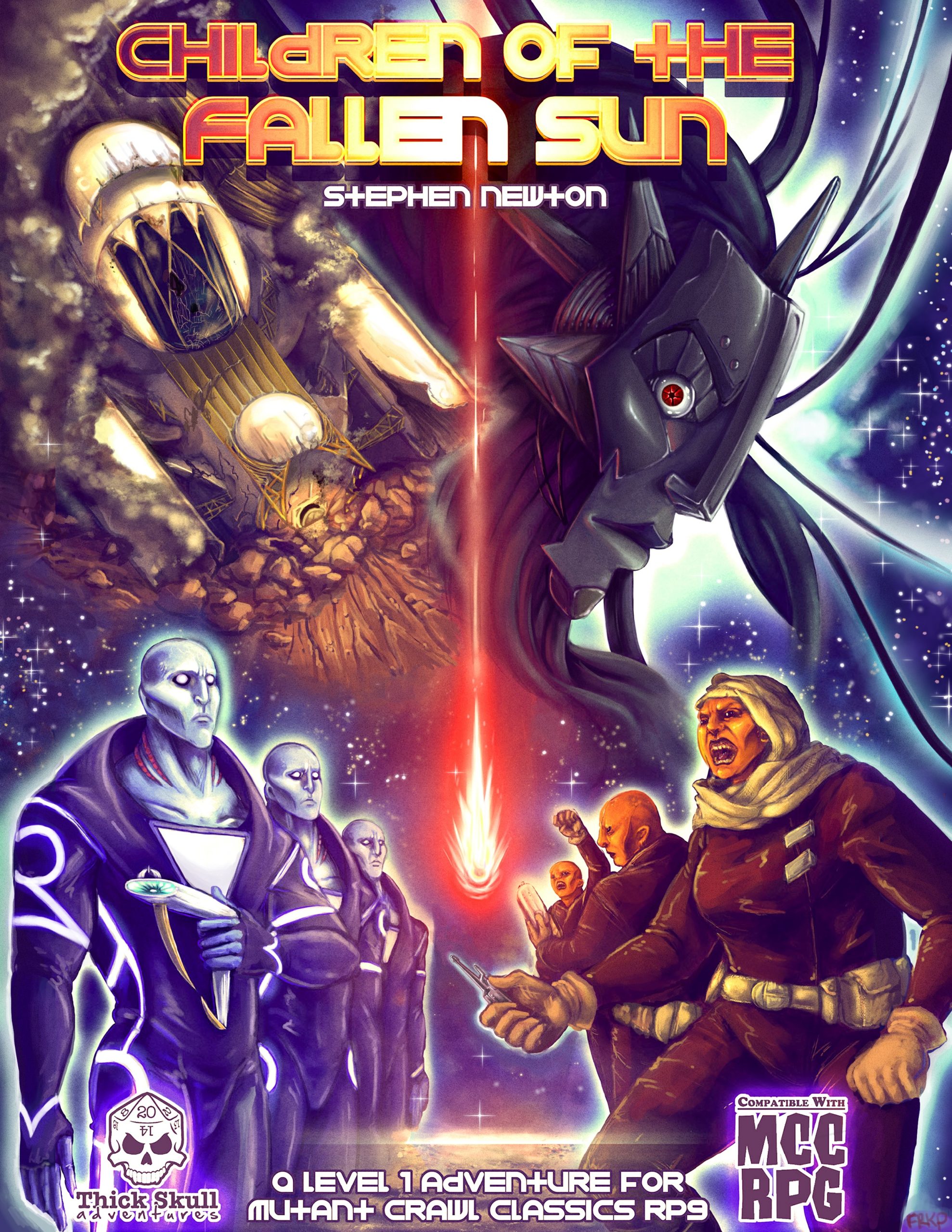 Children of the Fallen Sun – reprint now avaialble | Thick Skull Adventures
